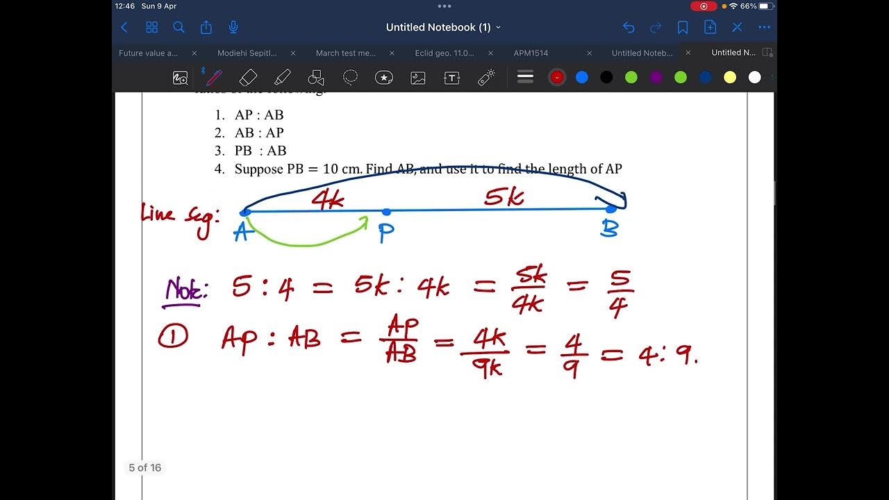 Proportionality theorem Grade 12 (part 1) - YouTube