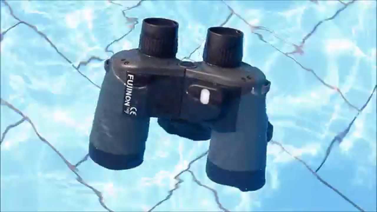 Floating binoculars FUJINON - YouTube