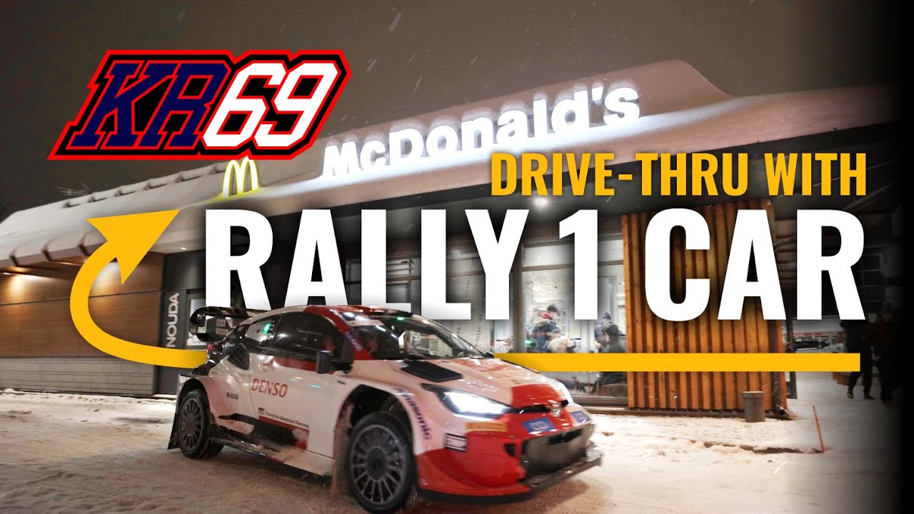 McDonalds's Drive Thru With WRC Winning Car | KR69 Vlog - YouTube