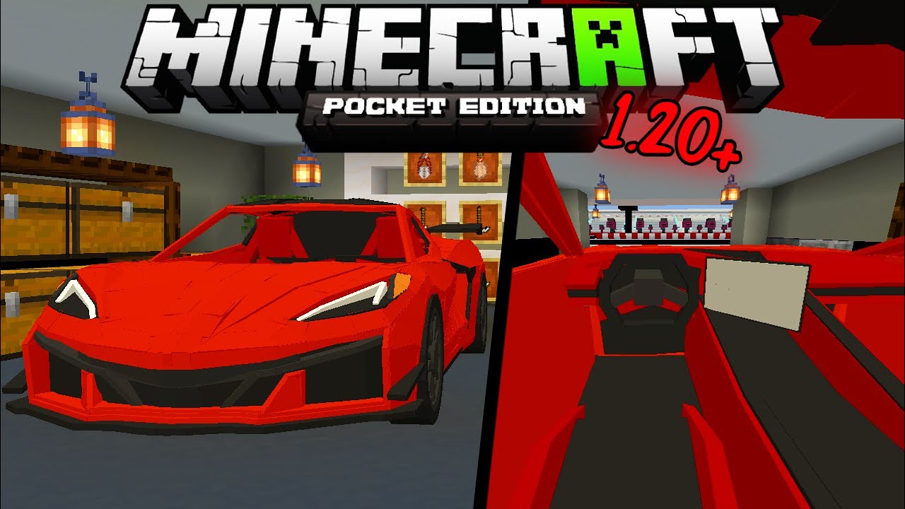 Minecraft PE: Chevrolet Corvette C8 Z06 Add-On in Minecraft Bedrock ...