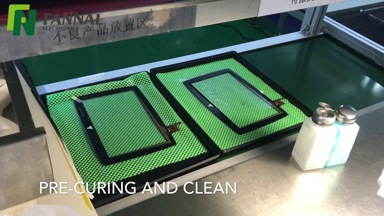 Projected Capacitive Touch Screen Production Process - YouTube