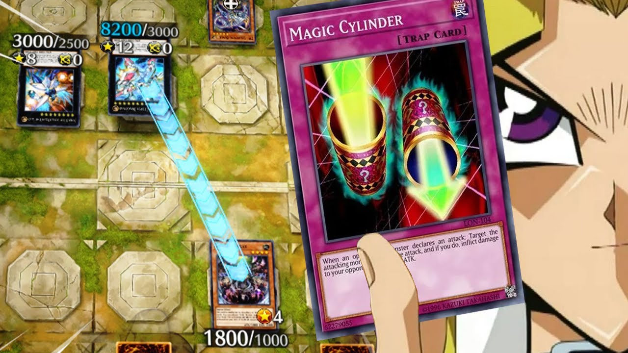 THIS IS WHY MAGIC CYLINDER IS MY FAV YUGI BOOMER CARD IN YUGIOH MASTER ...