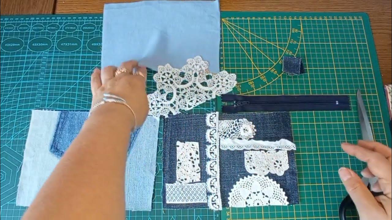 Diy УТИЛИЗАЦИЯ ДЖИНСА И КУСОЧКОВ ОТ ВЯЗАННЫХ САЛФЕТОК Youtube