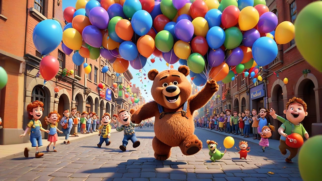 Four Teddy Bears March in a Parade | Fun Marching Song for Kids ...