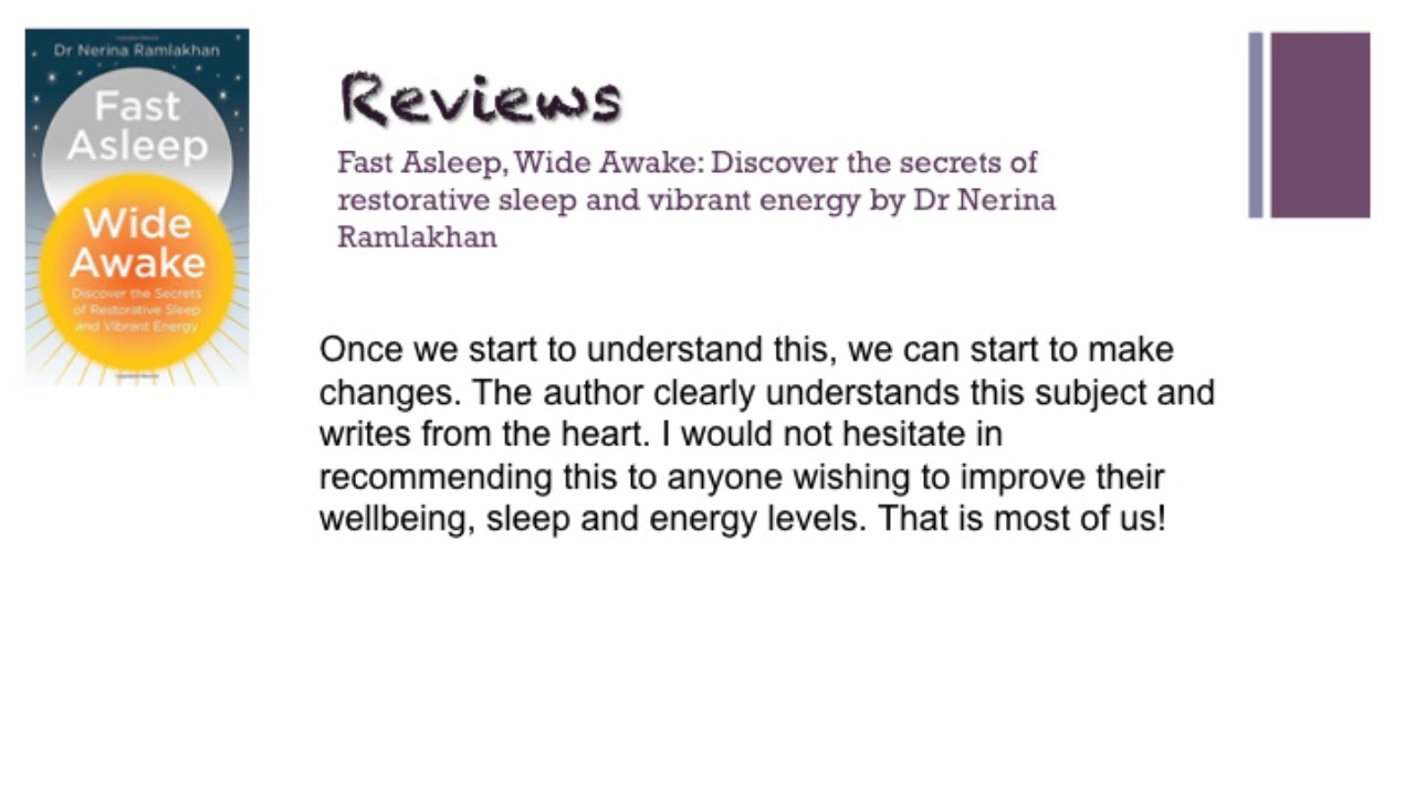 Fast Asleep, Wide Awake Discover the secrets of restorative sleep and ...