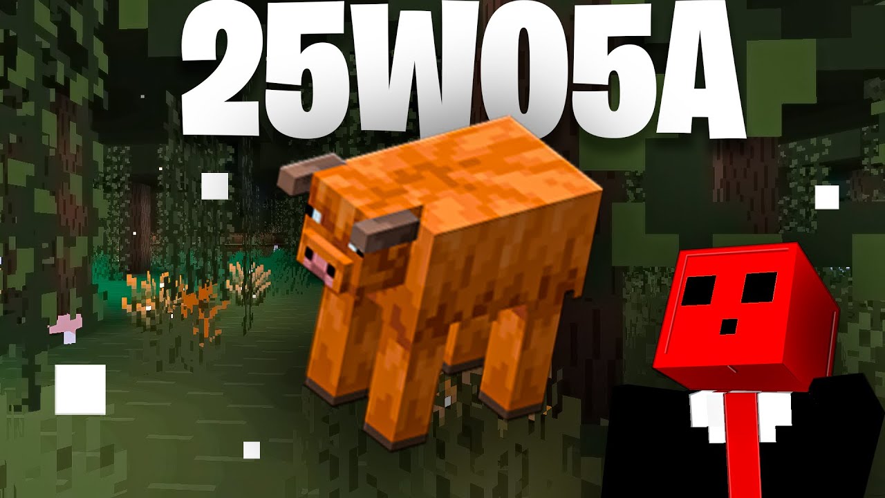 NUEVA SNAPSHOT 25w05a: ¡Esto NADIE lo esperaba! 👀 - YouTube