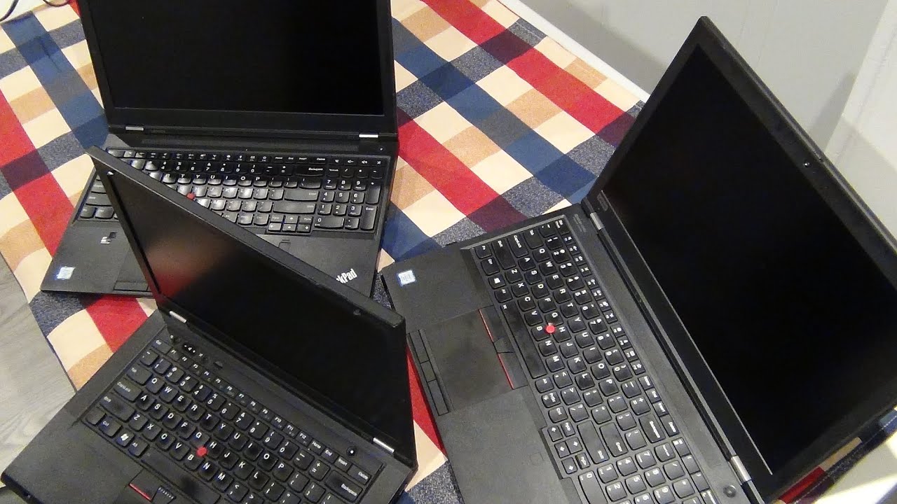PC01.My Engineering Laptops, Thinkpad P53, P51, T430 - YouTube