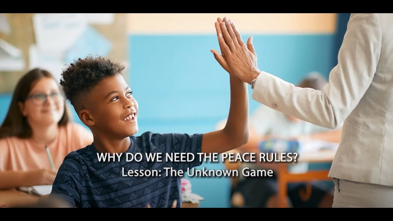 The "Unknown Game" For Teaching Peace Rules - YouTube
