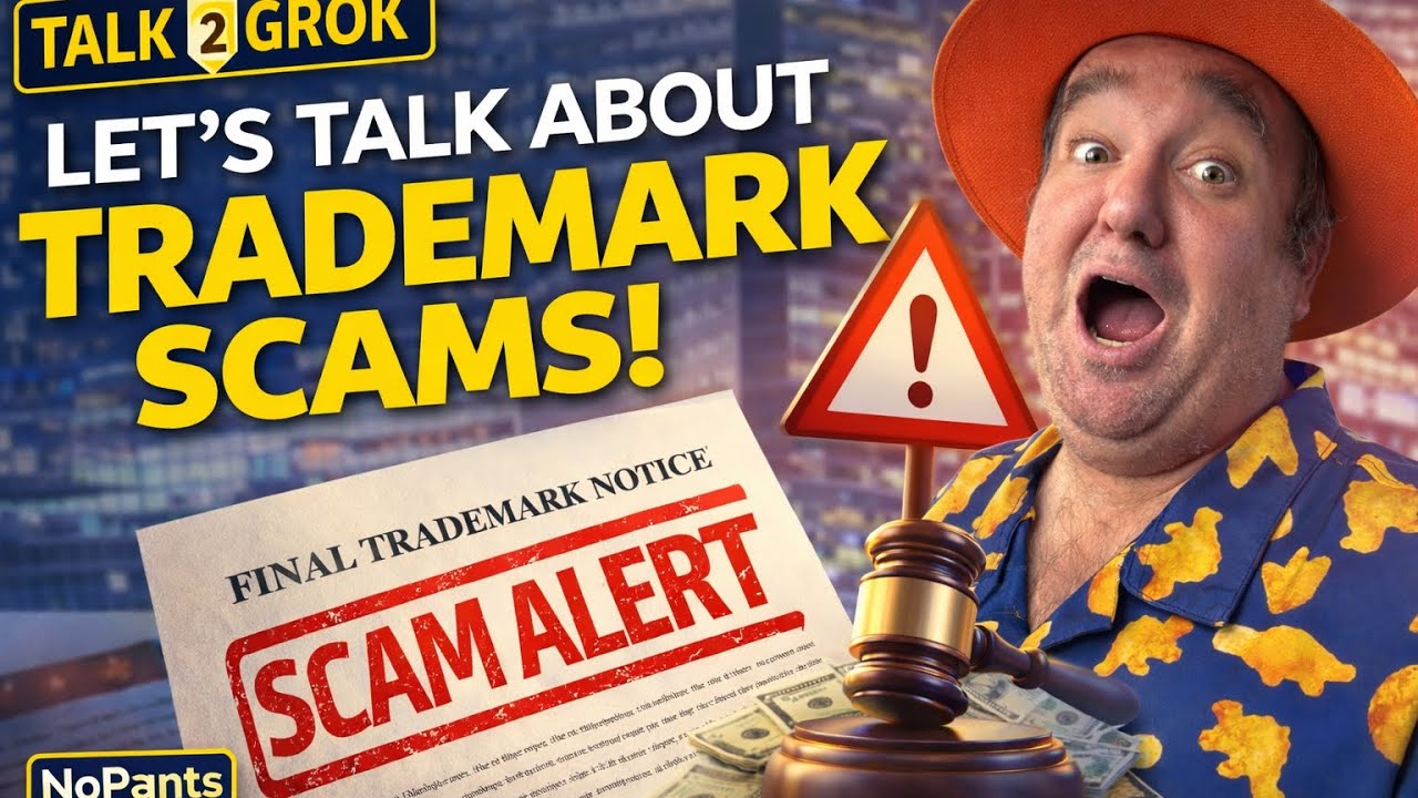 Talk 2 Grok Episode 8: Let's Talk About Trademark Scams! - YouTube