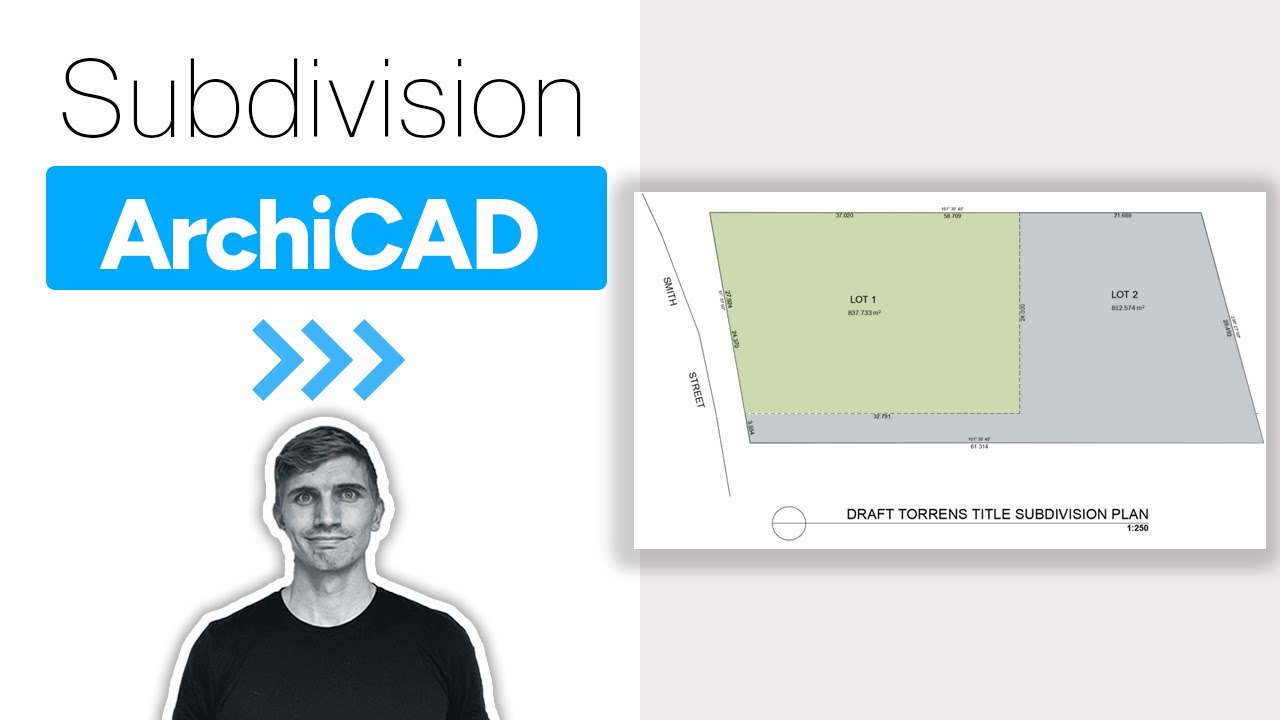 ArchiCAD Tutorial: Subdivision Plans - The EASY way - YouTube