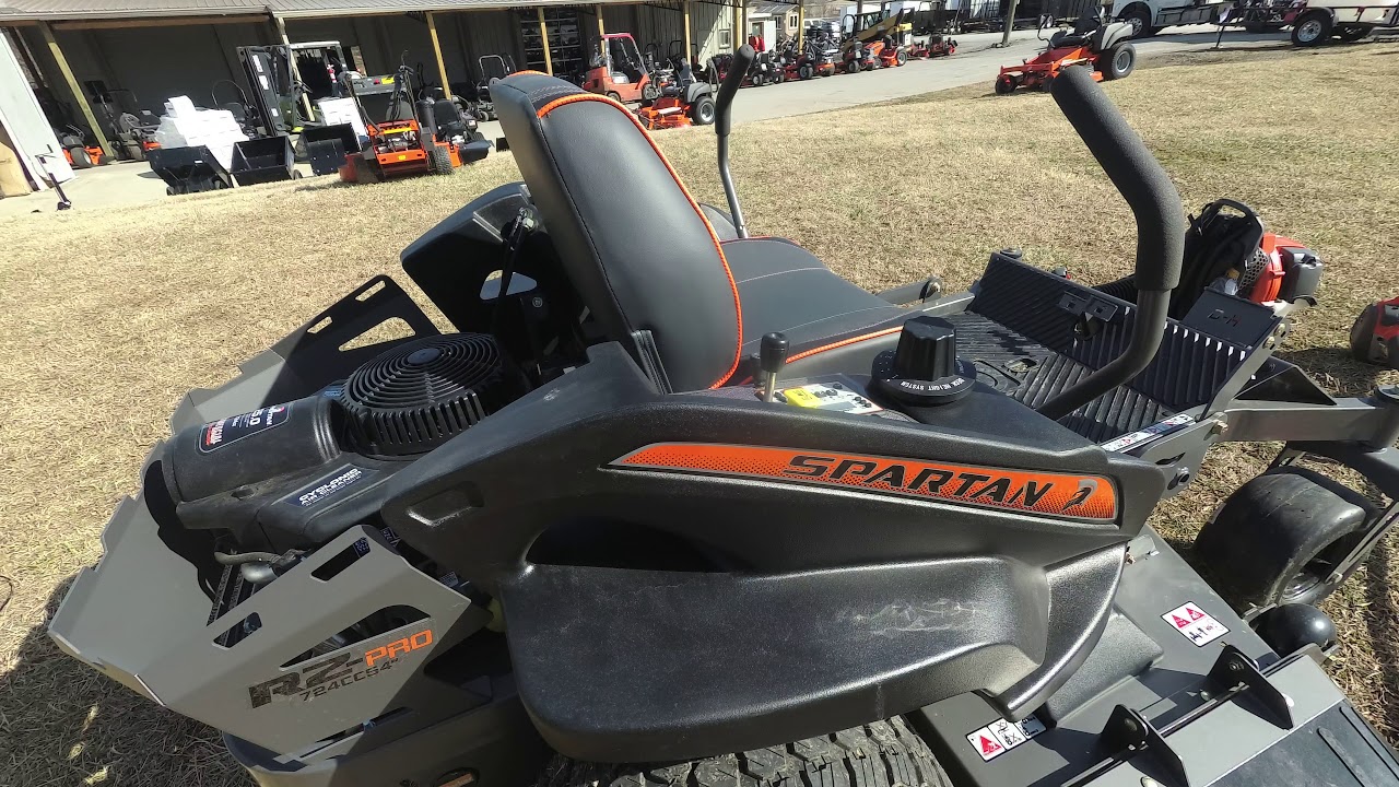 Spartan RZ Pro 54" Briggs Zero Turn Mower Handhelds Package - YouTube
