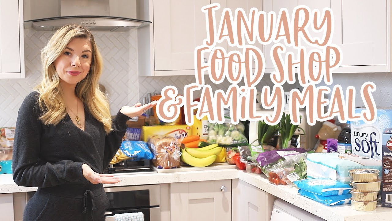 JANUARY FOOD SHOPPING HAUL & MEAL IDEAS | KATE MURNANE - YouTube