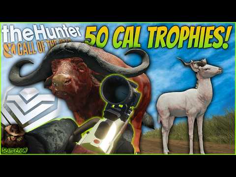 We Used EVERY .50 Cal Weapon & Got A Diamond & Albino! Call of the wild