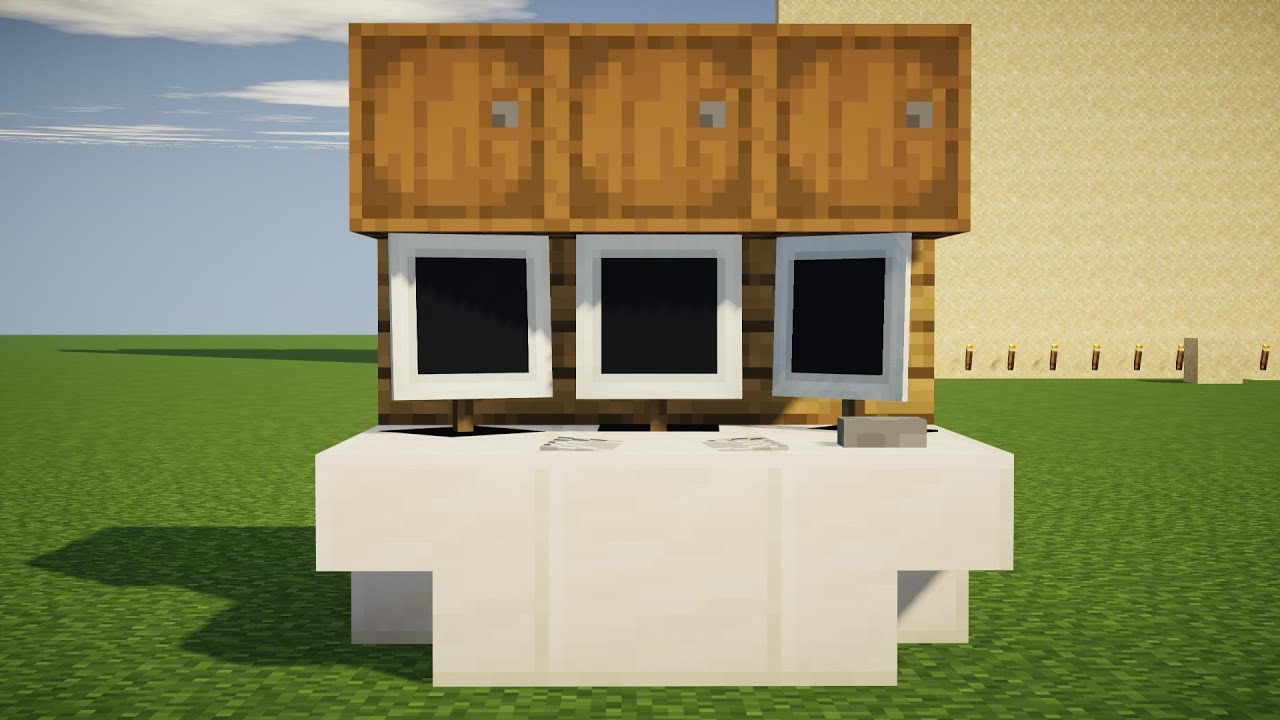 how to make a computer in minecraft - YouTube