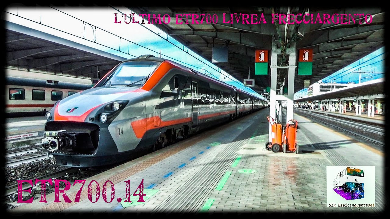 L'ultimo ETR.700 livrea FRECCIARGENTO - YouTube