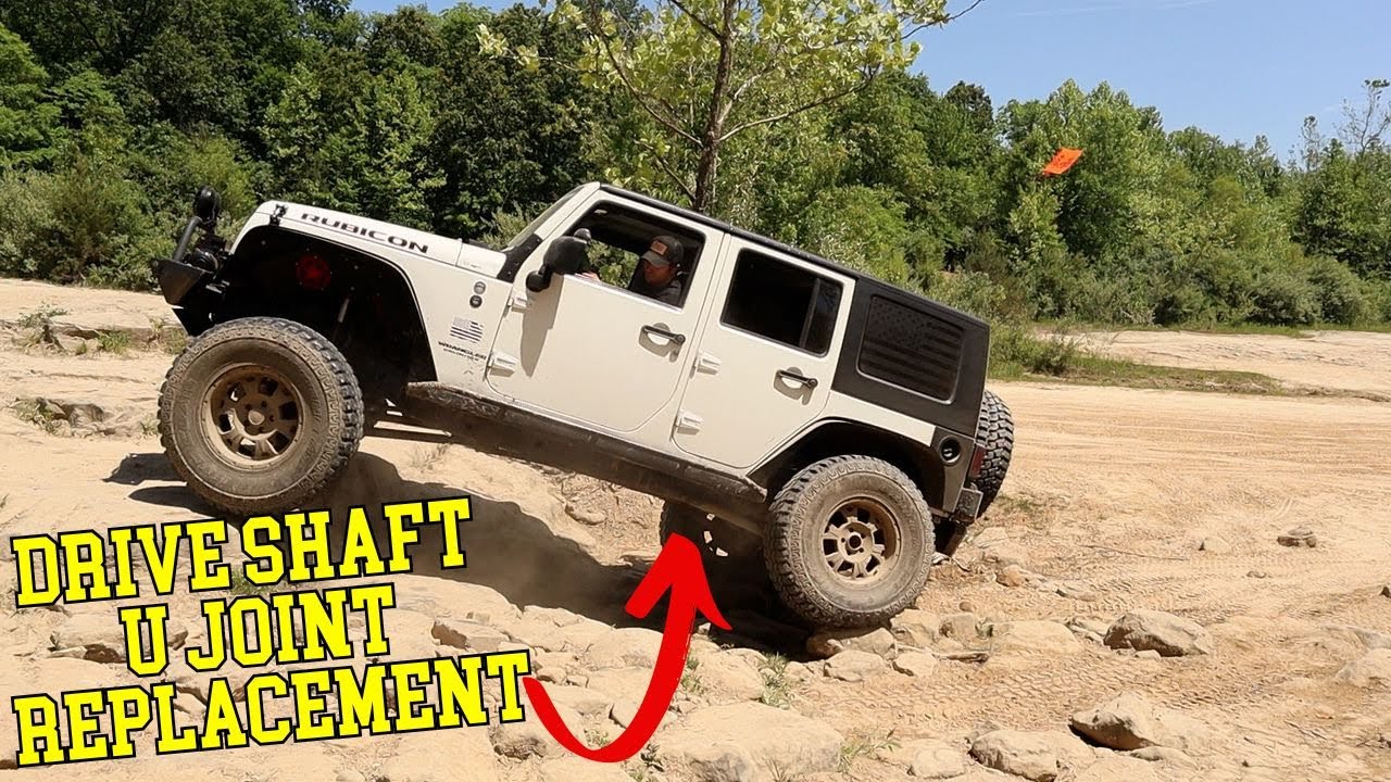 drive shaft U joint replacement. With Free rental tools! - YouTube