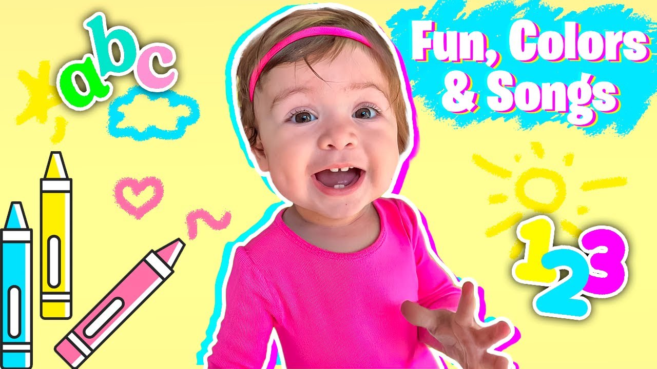 Toddler Learning Video - Learn Colors, Numbers | HEY HAILEY and Family ...