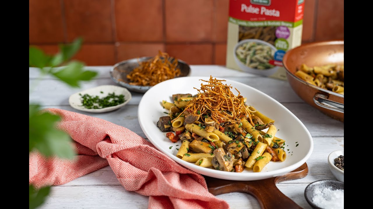 Mushroom Medley Pulse Pasta - YouTube
