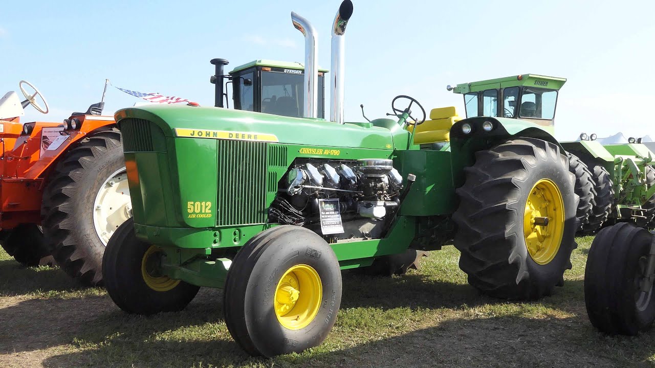 John Deere 5012 w/ Chrysler AV-1790 Engine - YouTube