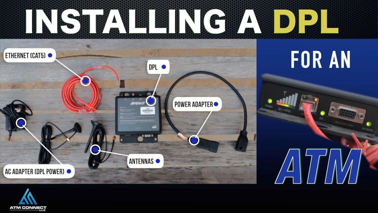 How to install a DPL Hercules Modem | Genmega ATM - YouTube