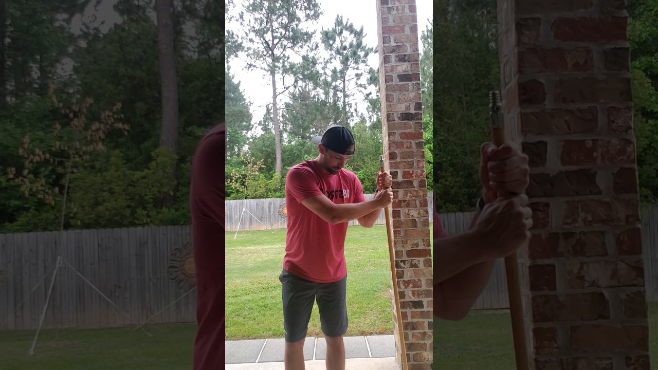 Home Core Workout: Side bending dowel isometrics - YouTube