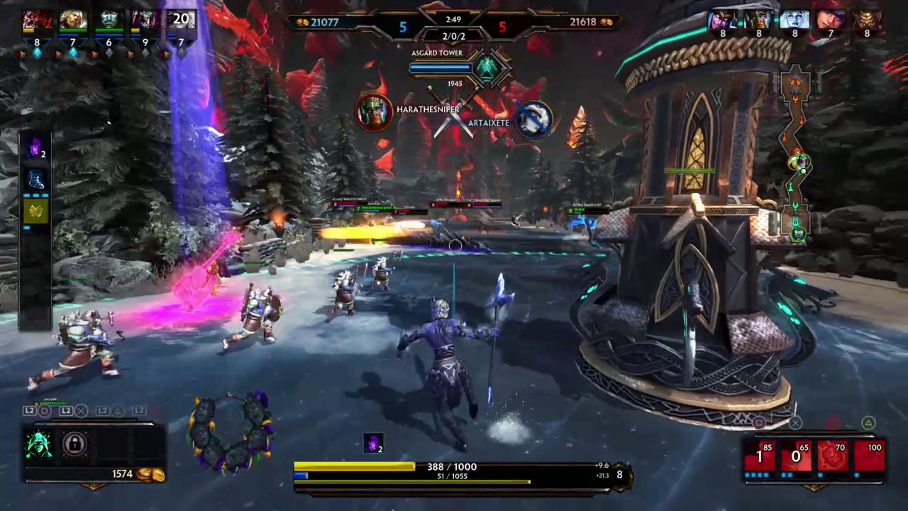 SMITE Ps4 Gameplay - YouTube