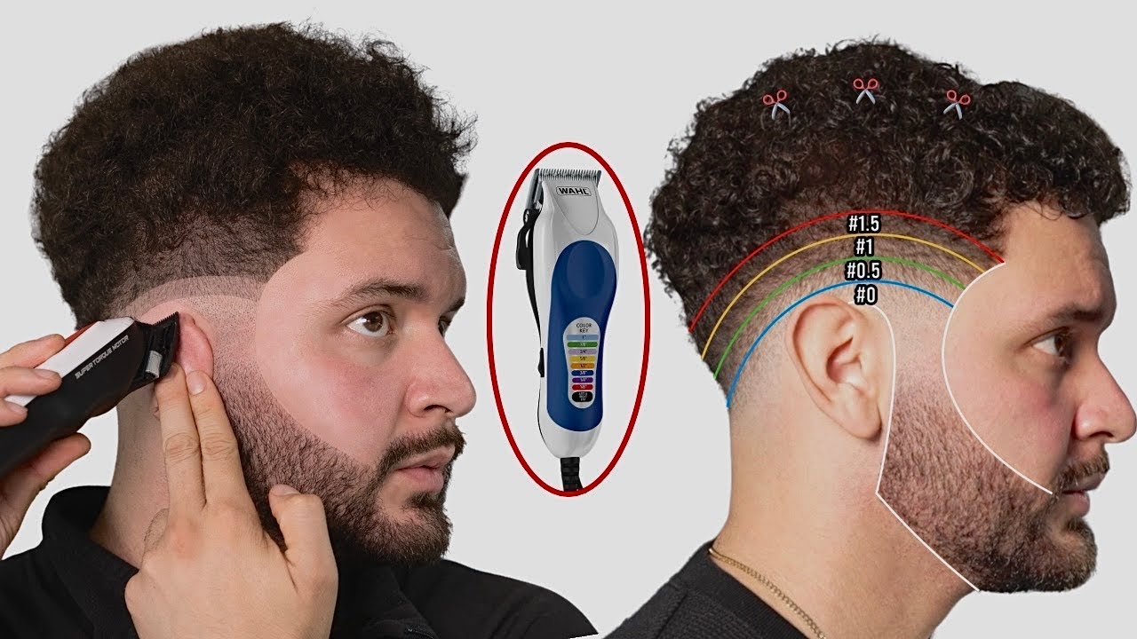 FULL SELF CUT Men's Barber Tutorial : How to Do a Fade on Yourself ...