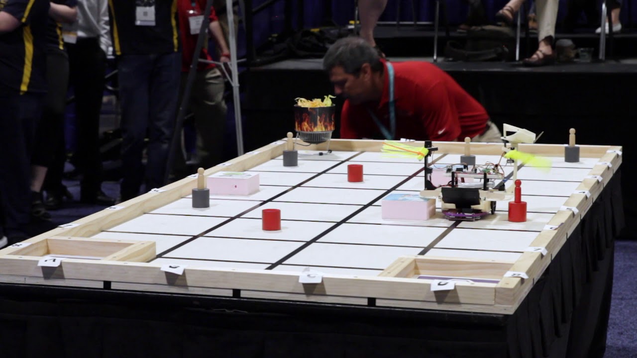 ASEE 2019 Team ÄVKËÄ Run 1 - Robotics Competition - YouTube