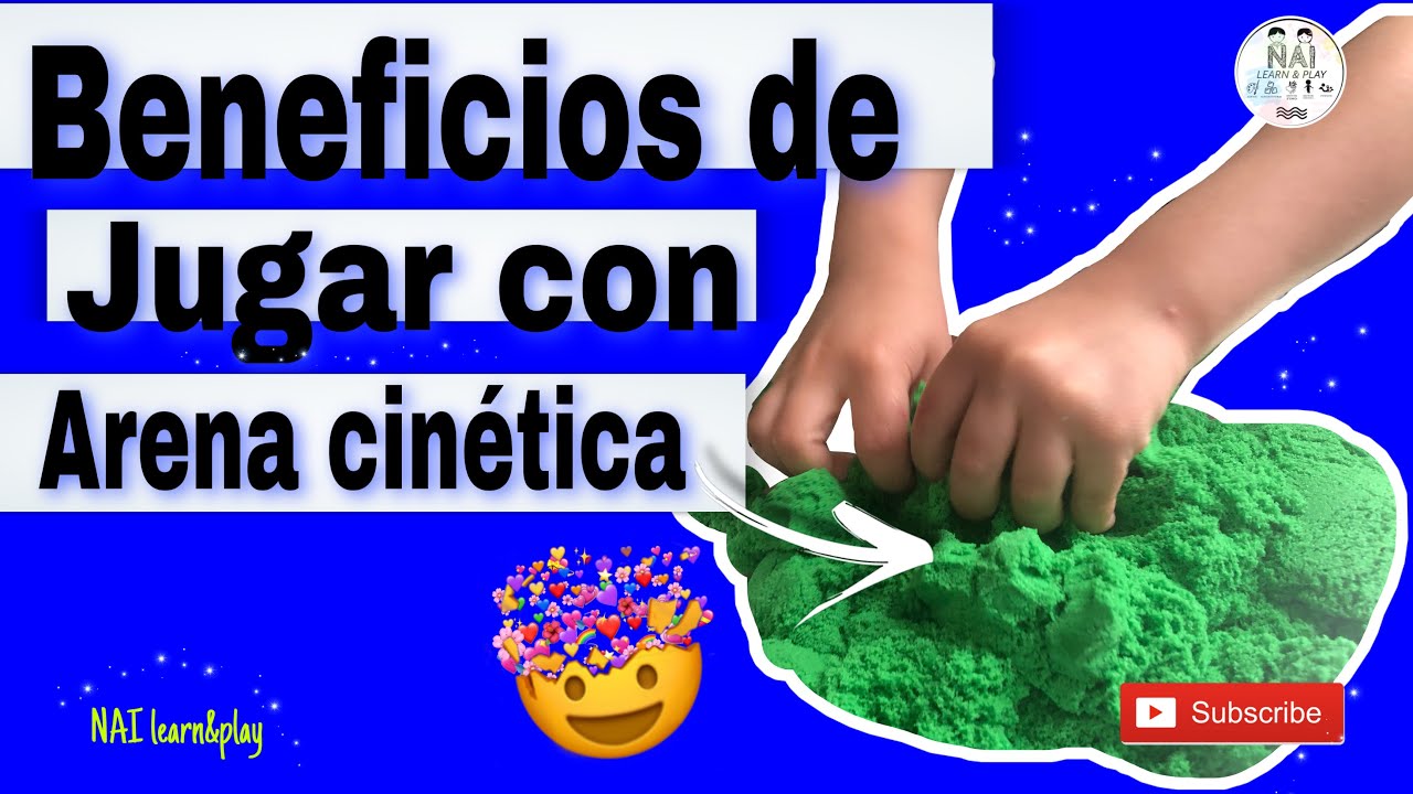 CUÁLES SON los BENEFICIOS de JUGAR CON ARENA CINÉTICA 😍. Desarrollo ...