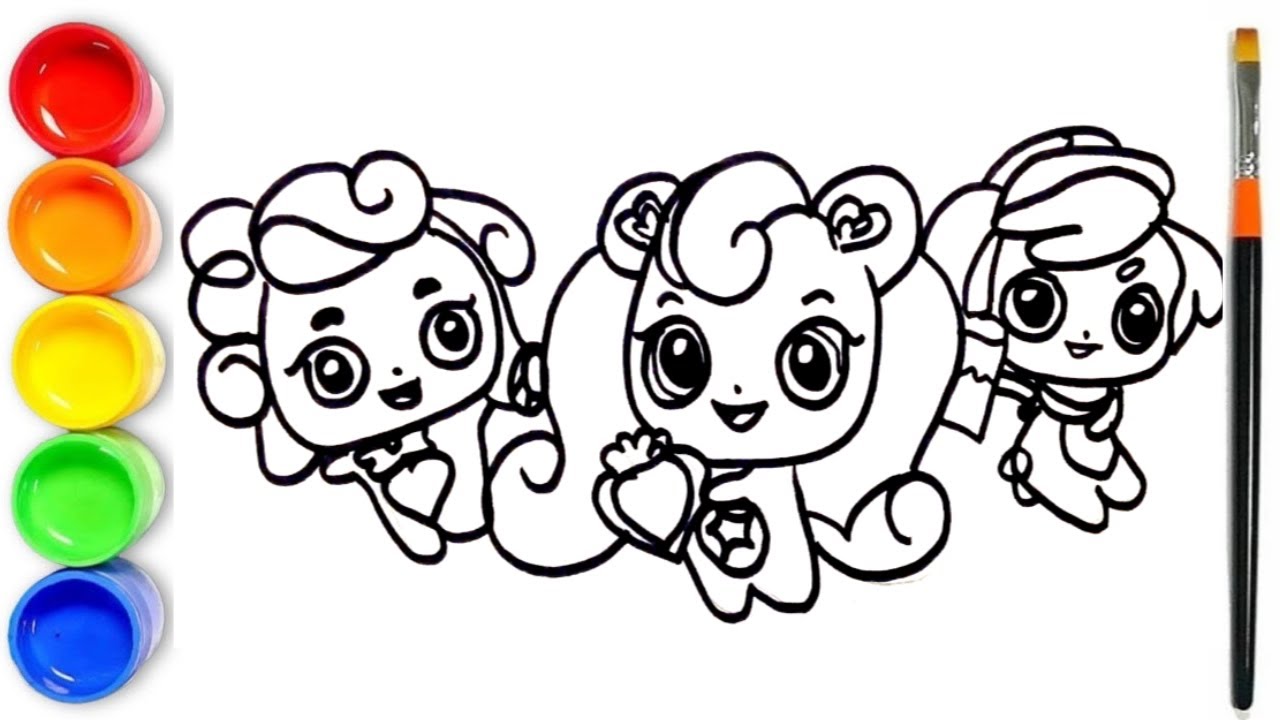 Teenieping | How to draw Teenieping | 하츄핑 아자핑 차차핑 바로핑 라라핑 방글핑 믿어핑 조아핑 ...