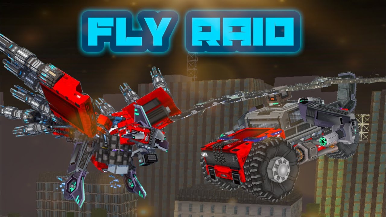FLY RAID | Blocky Cars Online - YouTube