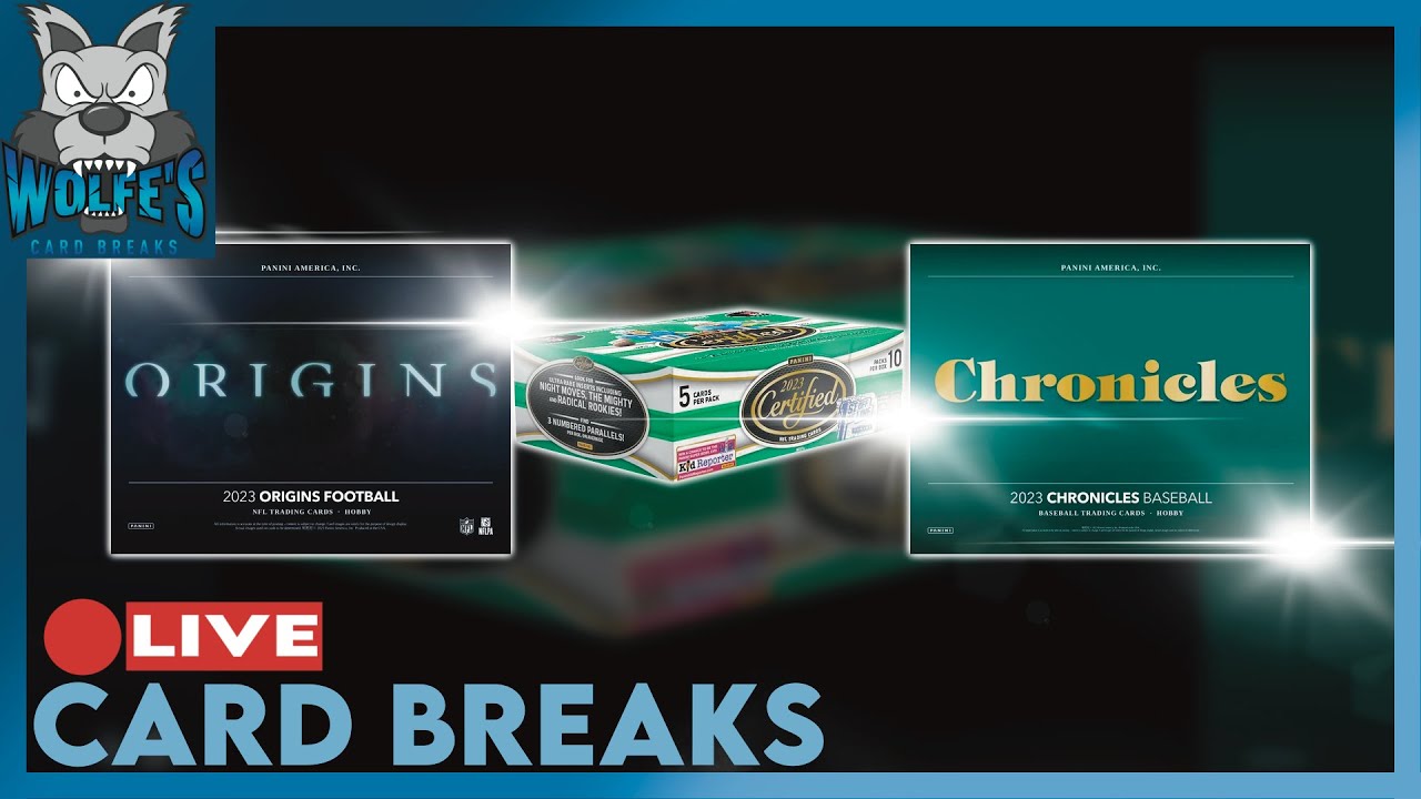 Wolfe's Card Breaks Live Group Breaks - YouTube