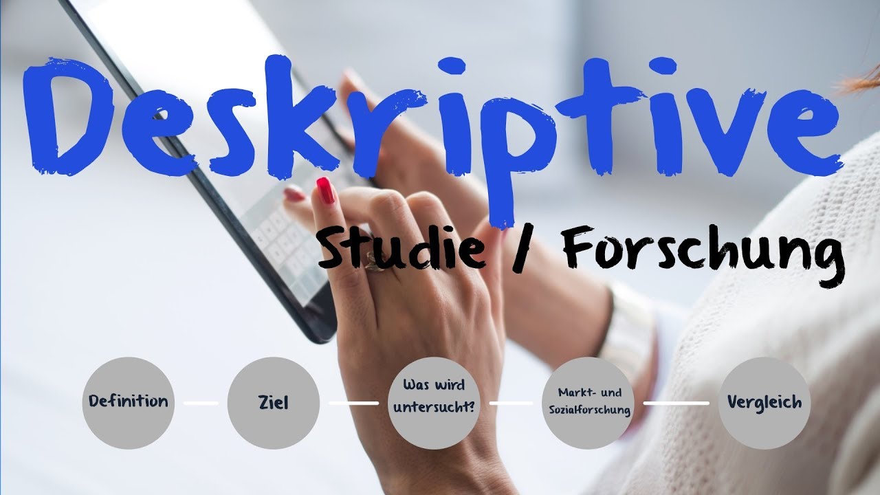 Deskriptive Forschung / Studie Beispiele & Methoden - YouTube
