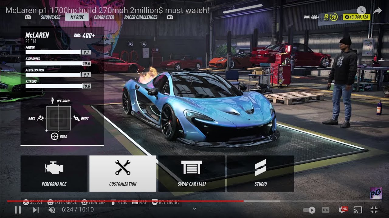 McLaren p1 1700hp build 270mph must watch shooting flames! - YouTube