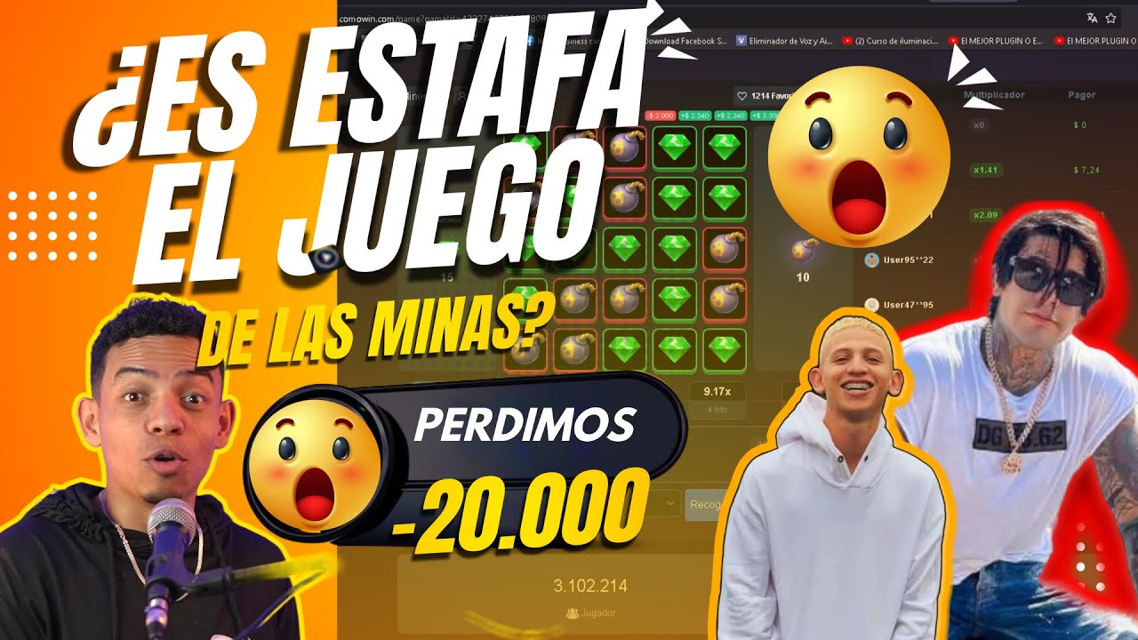 COMO ES EL JUEGO DE LAS MINAS QUE PROMOCIONAN LOS INFLUENCER - YouTube