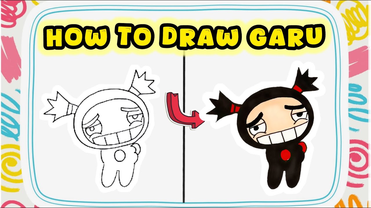 How to Draw Ninja Garu – Step-by-Step Drawing Lesson - YouTube