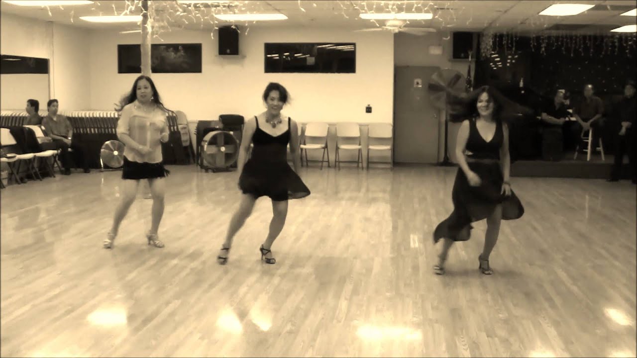 Where we Belong Line Dance performed by the Divas - YouTube