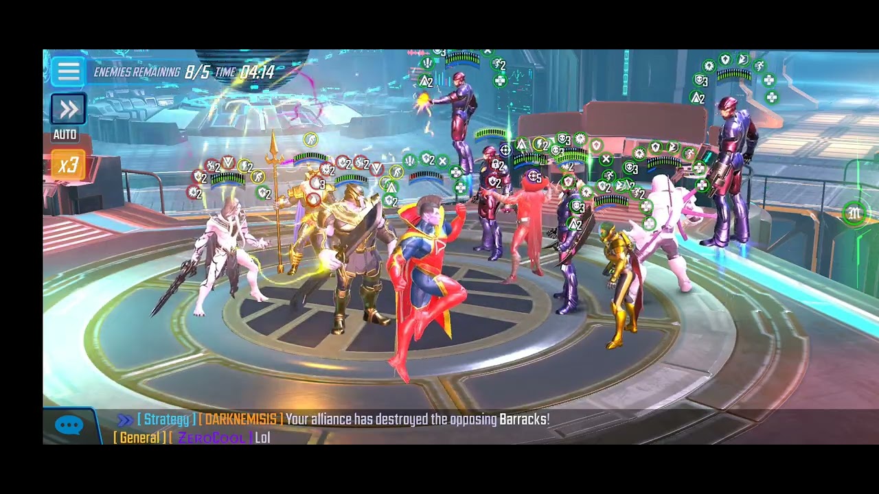 Alliance War - Annihilators, Odin vs. Orchis, Mephisto - YouTube