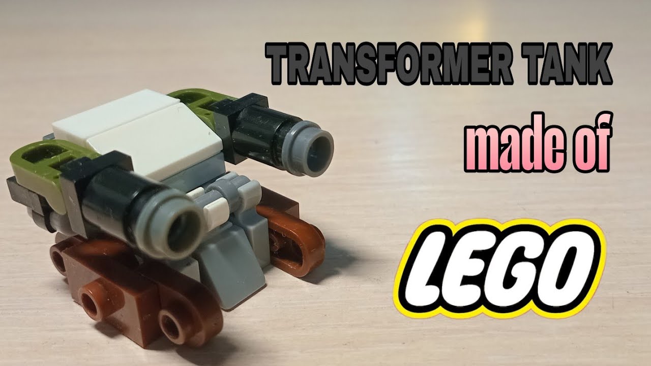 HOW TO MAKE LEGO TRANSFORMER TANK. TRANSFORMER TANK MADE OF LEGO. - YouTube