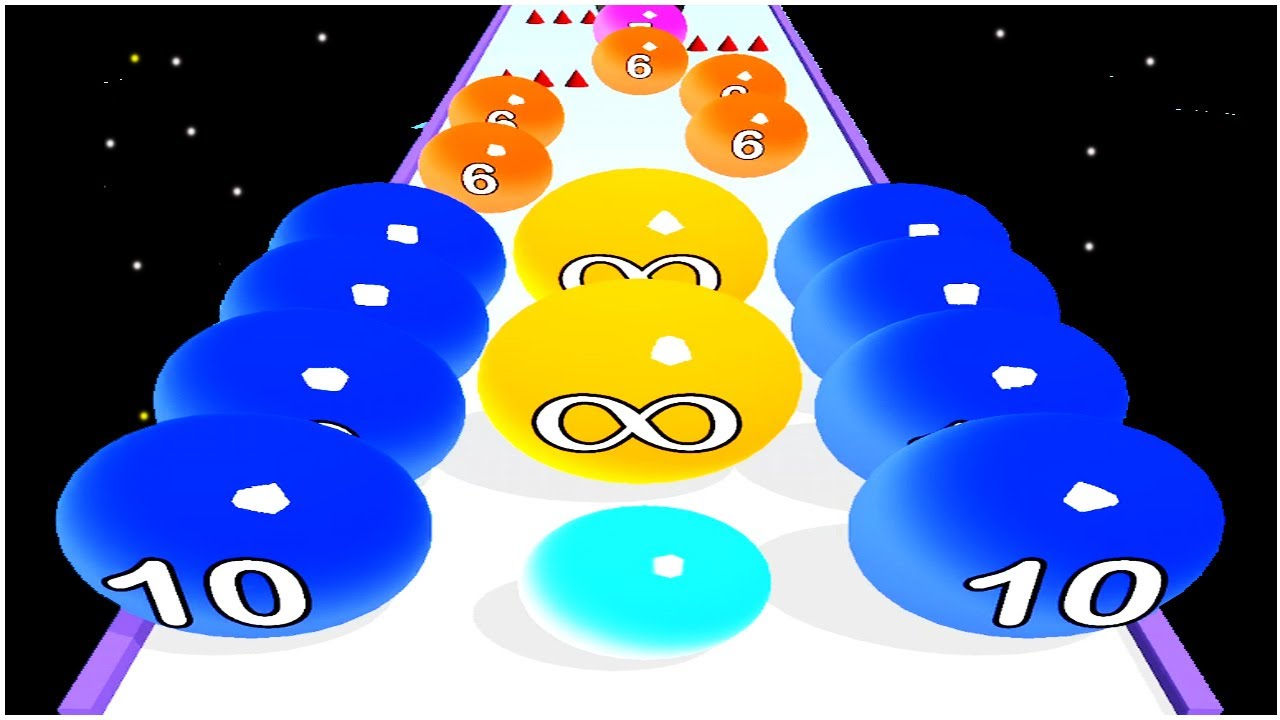 Infinity Race! reach infinity ball runner - Gameplay Walkthrough - Levels 41-60 - YouTube