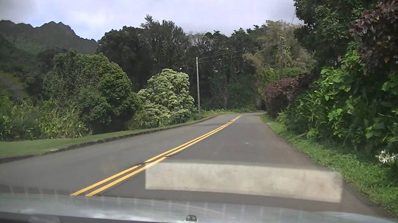 Pali Highway and Old Pali Drive Oahu Hawaii - YouTube