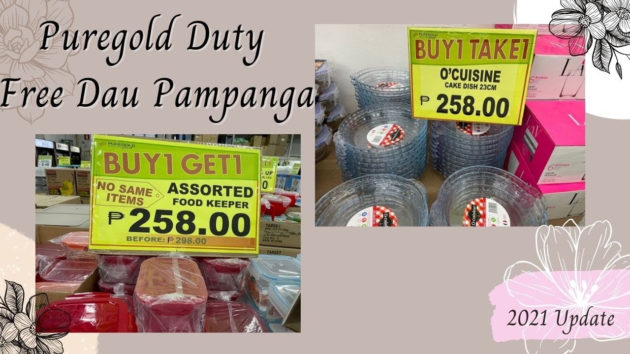 PUREGOLD DUTY FREE PAMPANGA AUGUST 2021 EXPERIENCE - YouTube