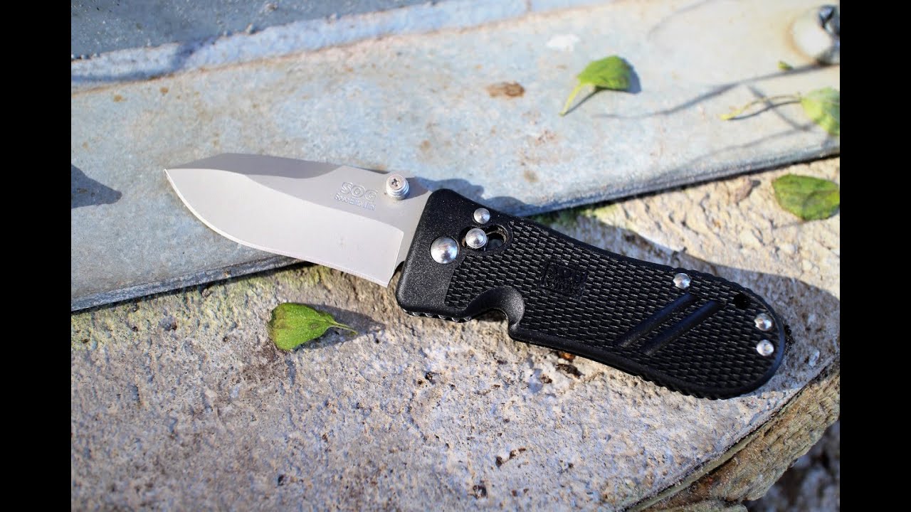 SOG Spec Elite Mini: the best SOG knife! V-10 - YouTube