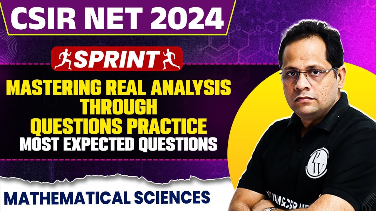 CSIR NET Dec 2024 Mathematical Sciences | Mastering Real Analysis ...