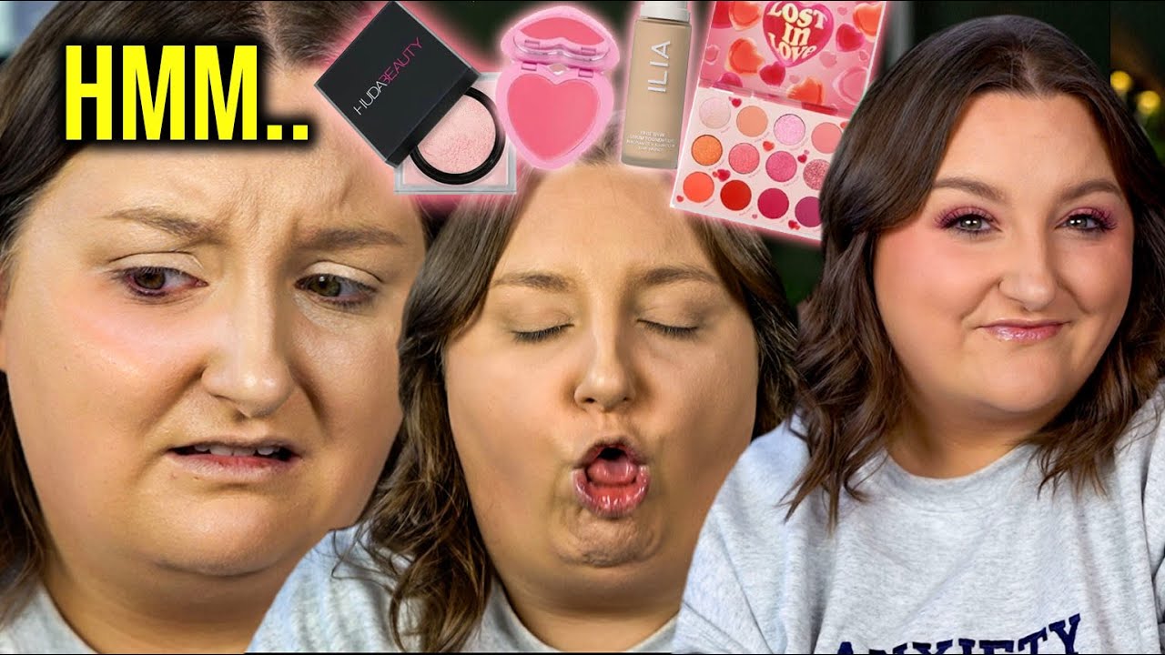 HMM... FULL FACE FIRST IMPRESSIONS TESTING "NEW" MAKEUP.. - YouTube