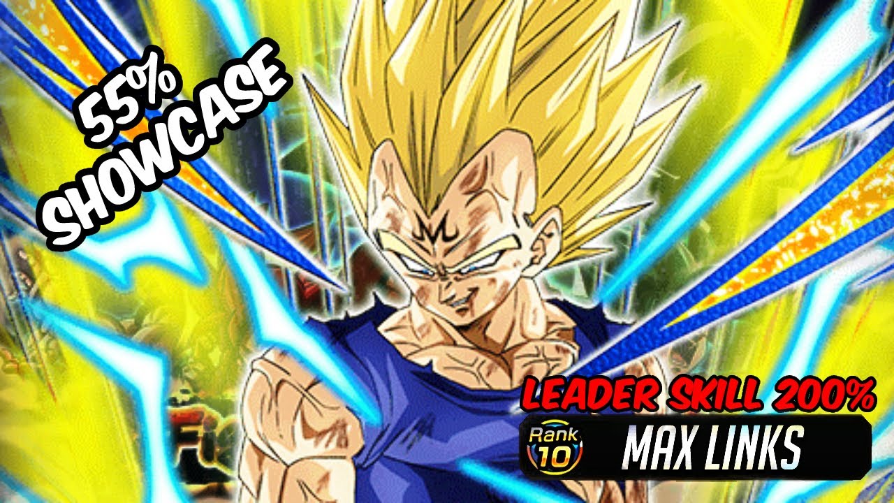 Is he really worth the coins? | 55% Dokkan Fest Majin Vegeta Showcase ...