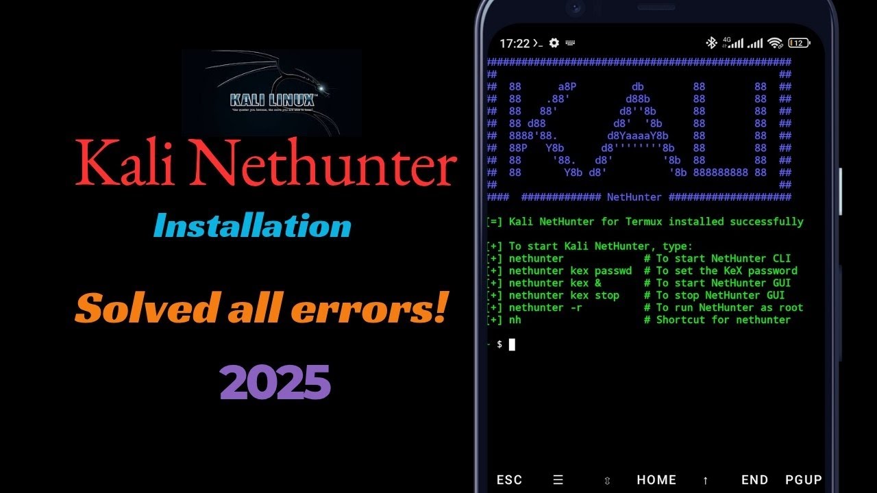 Kali NetHunter Rootless Installation with Error Fixes (2025 Updated ...