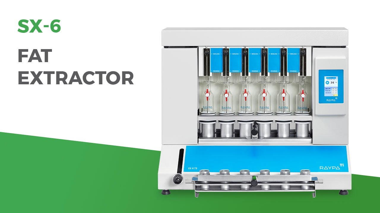 RAYPA | Soxhlet and Randall Extractor | Fat extraction system | SX-6 ...