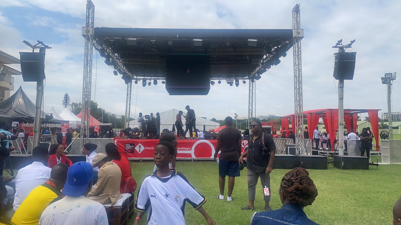 FIFA World Cup Trophy 🏆 Tour Day 2 At Accra Polo Court - YouTube