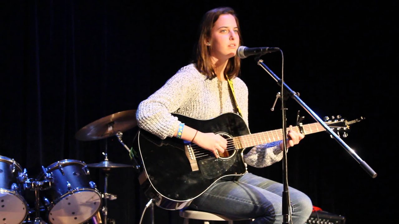 Robyn Moss sings her original song "Change" at the WPHS Songwriters ...